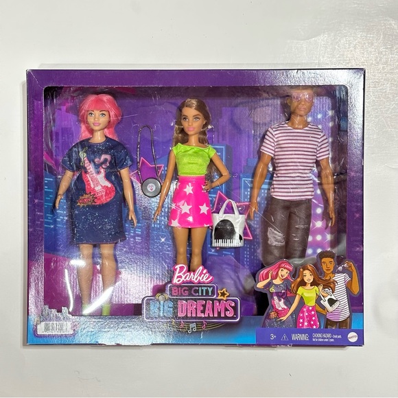 Barbie | Toys | Barbie Big City Big Dreams 3 Doll Gift Set Daisy Teresa ...